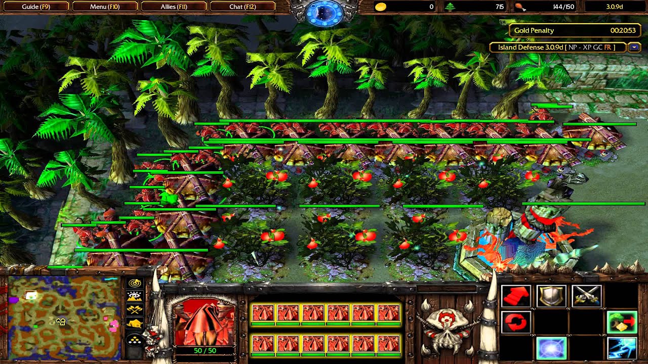 Warcraft 3 TFT - Island Defense #3 - YouTube
