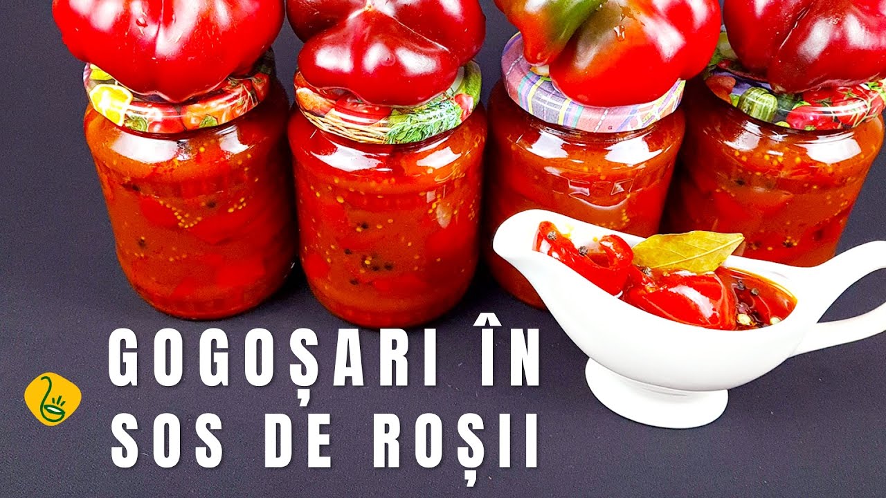 Gogosari in sos de rosii - senzationali la gust, dulci-acrisori si ...