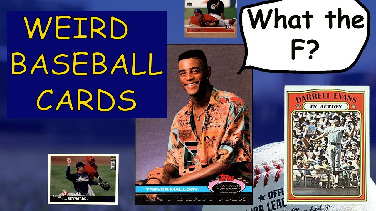 Weird Baseball Cards - Baseball Card Theater - YouTube