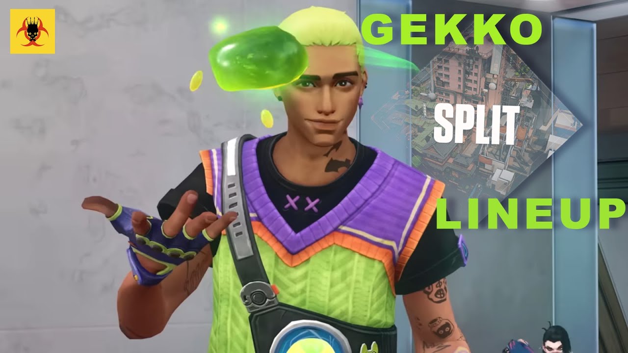 Sickick Valorant Gekko Split lineup - YouTube