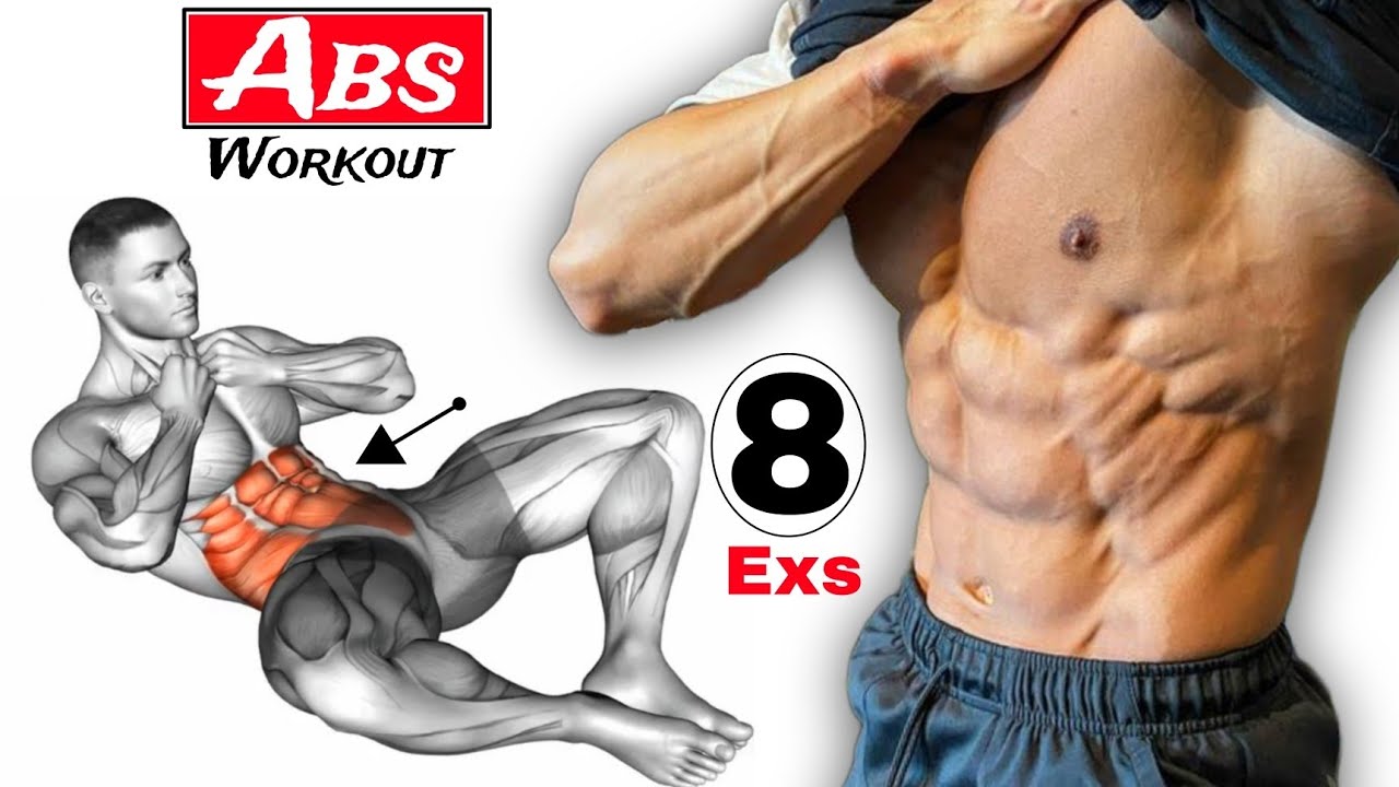 8 Best Abs Core Workout Routine - Top Abs Exercises - YouTube
