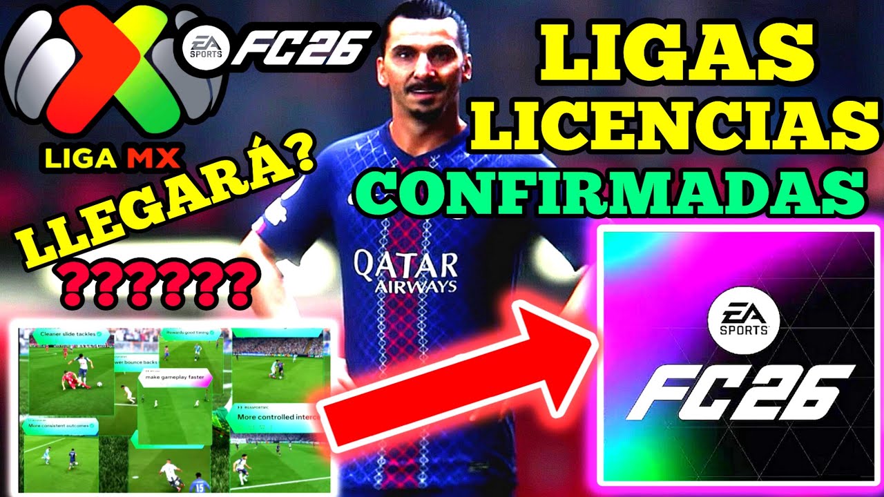 EA SPORTS FC 26 - LIGAS y LICENCIAS CONFIRMADAS - YouTube