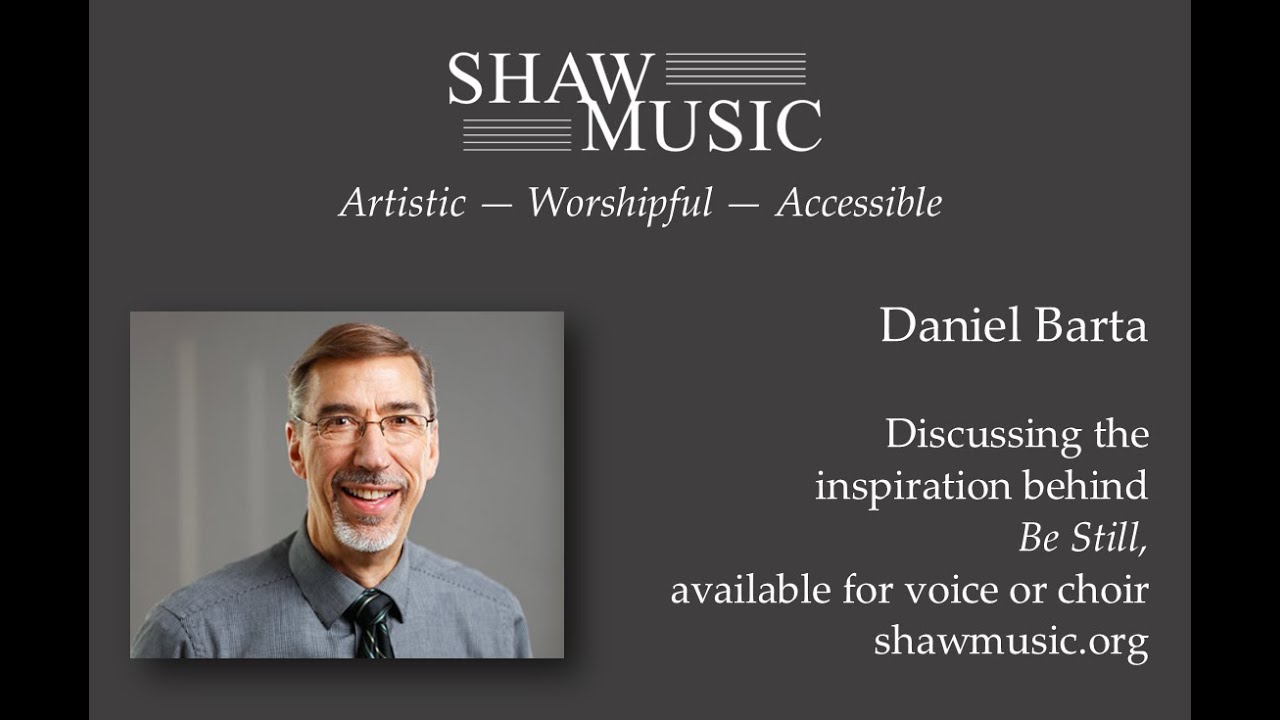 Daniel Barta Discussing "Be Still" - YouTube