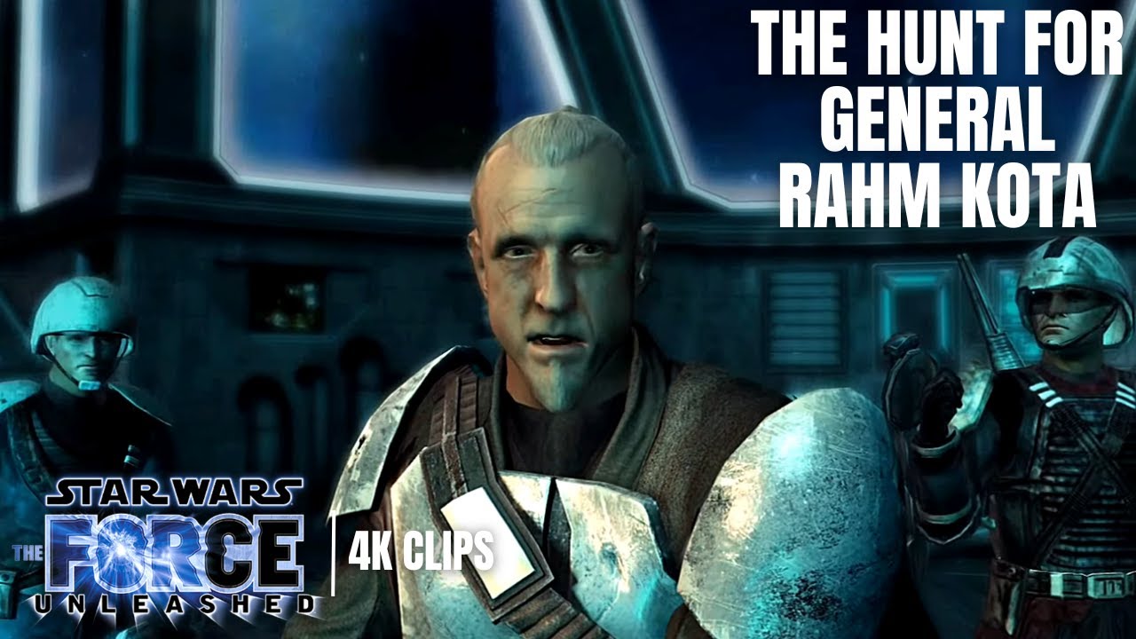 The Hunt For Rahm Kota | Star Wars: The Force Unleashed 4K Clips - YouTube
