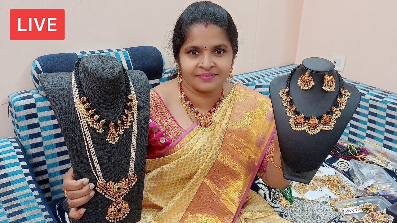 Thread Jewellery & Nakshi Collection | 7032708199 | Giveaway - YouTube