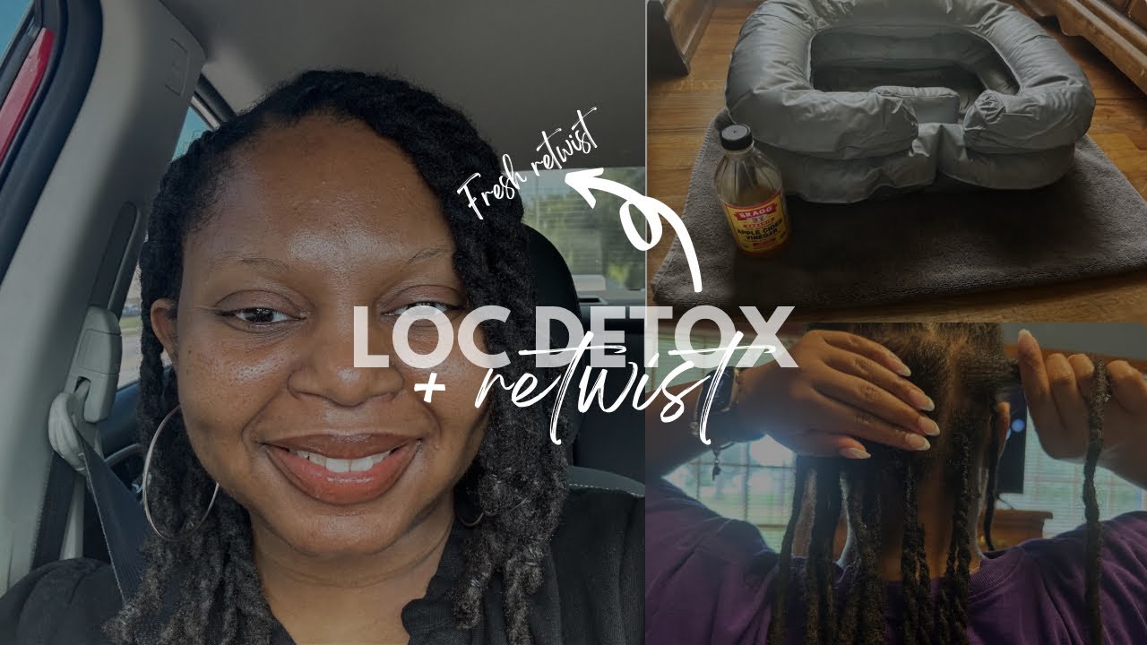 Rejuvenating My Locs: Detox & Retwist session🌱 | Kimlito251 - YouTube