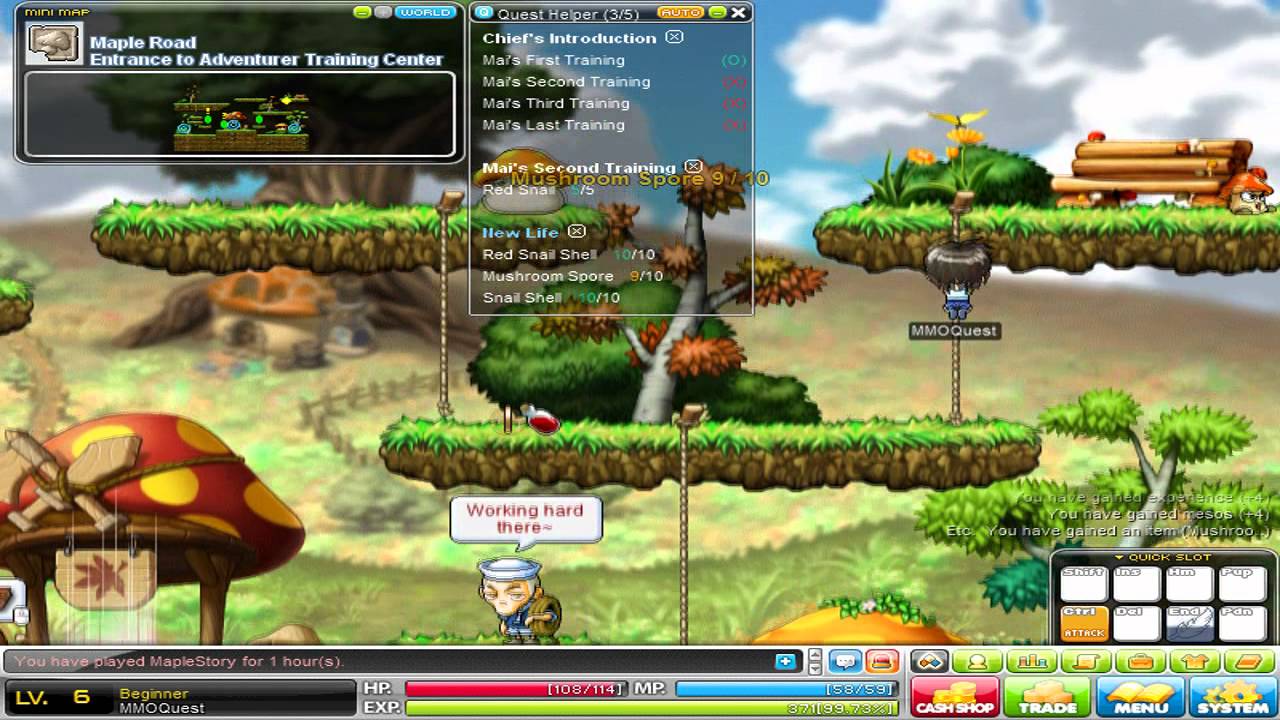 MapleStory Quest "New Life" - YouTube
