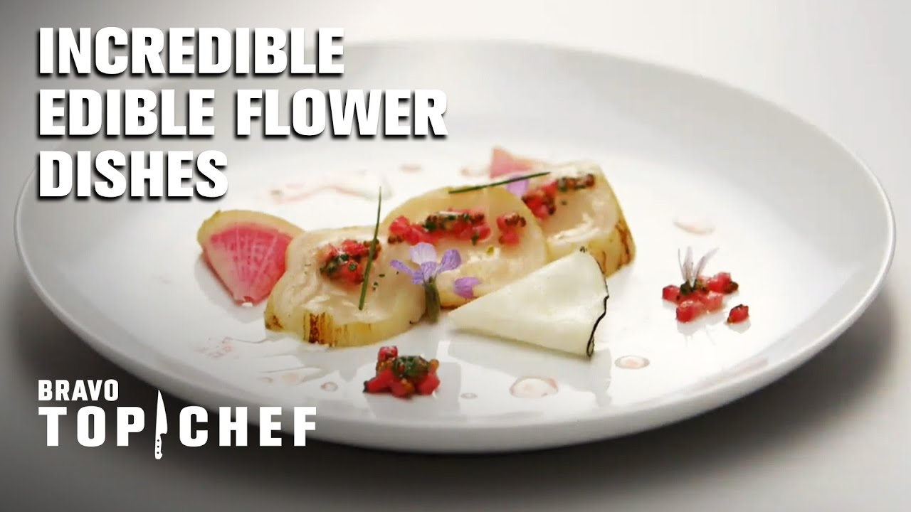 Incredible Edible Flower Dishes | Top Chef: Colorado - YouTube