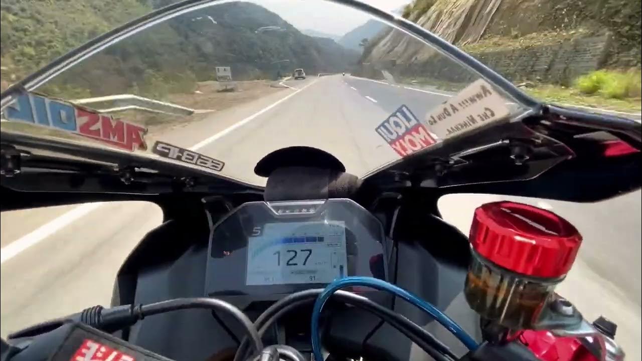 Super stock Yamaha V4 Top Speed 152km/h😱 - YouTube