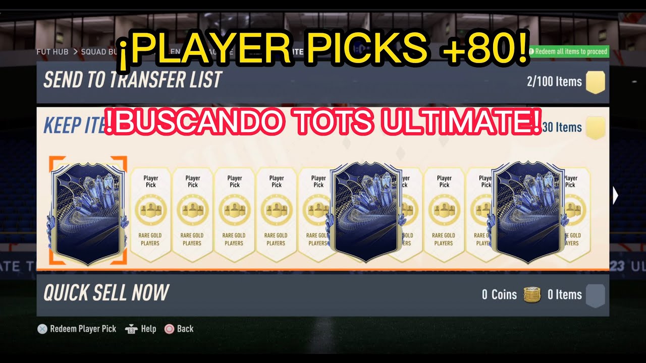 ¡PLAYER PICKS +80! -FIFA 23 - YouTube