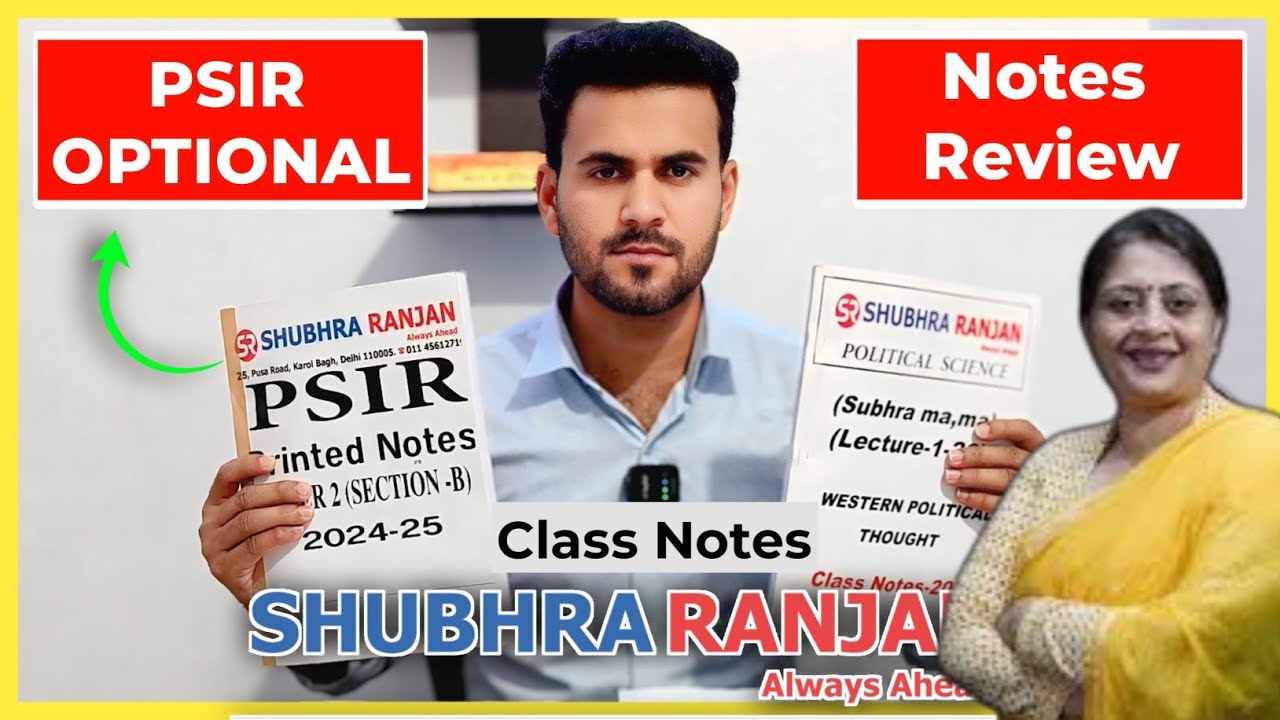 Shubhra Ranjan PSIR Notes Review 2026-27 | Shubhra Ranjan PSIR Optional ...