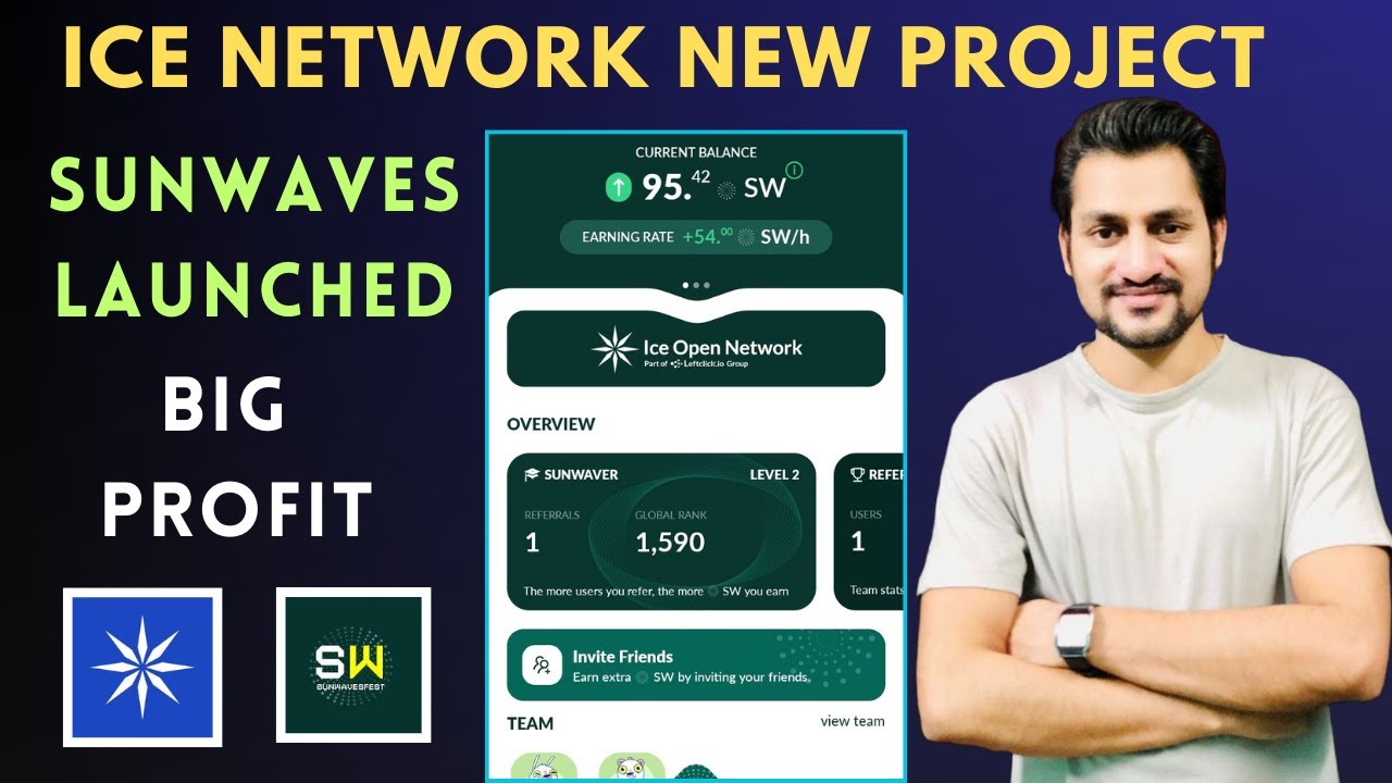 ICE Network New Project Launched | Sunwaves Mining App | SW Token ...