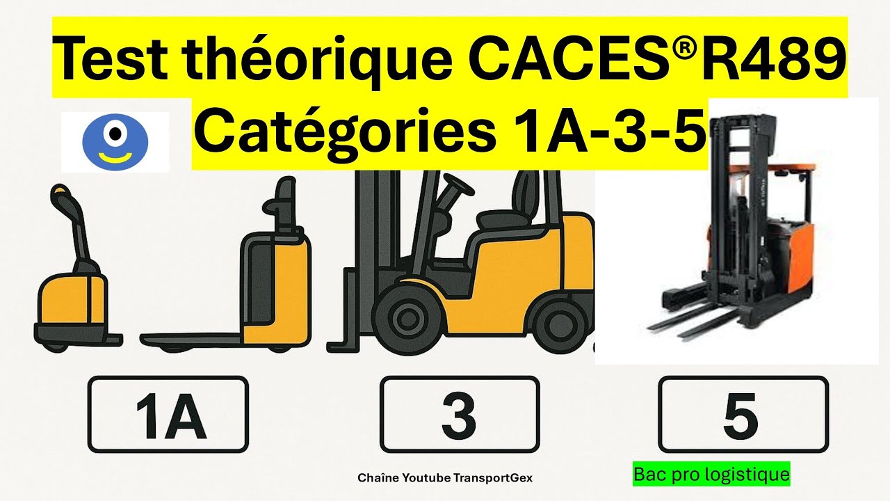 Test théorique CACES®R489 20 questions corrigées 2025 - YouTube