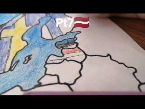Coloring flags pt7 Latvia - YouTube