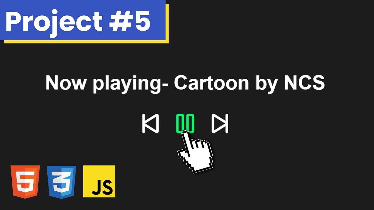 Build Your Personal Music Player Html Css Js Youtube