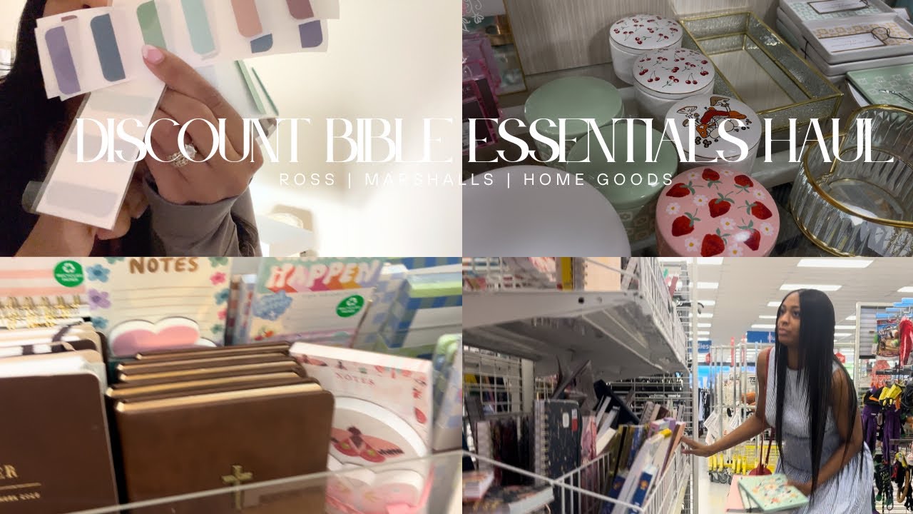 Bible Essentials Haul | OMG! Ross | TJ Max | Marshalls | Prayer Closet ...