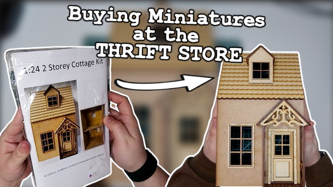Building a 1:24 Scale Dollhouse Kit! || Thrifting Miniatures - YouTube