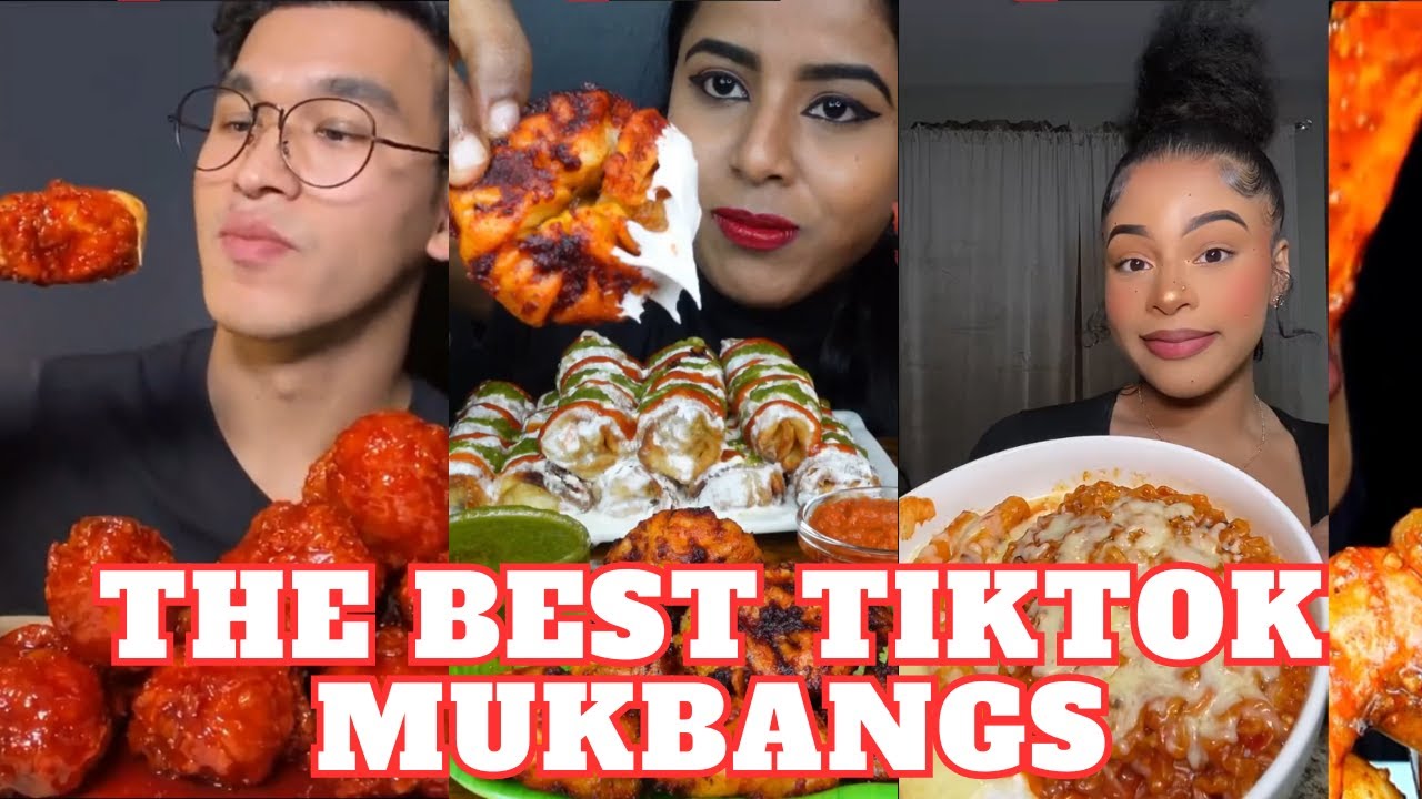 tiktok mukbangs that almost made me act up... - YouTube