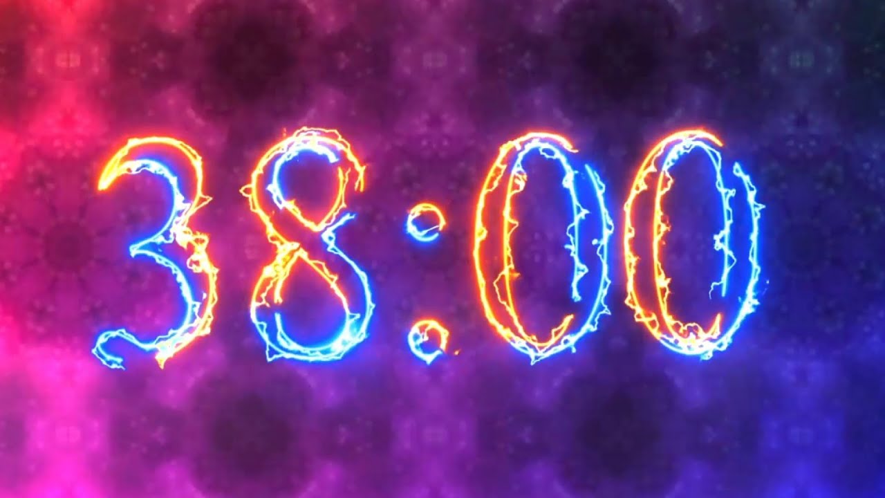 38 Minute Countdown - ELECTRIC Timer - 2280 Seconds Countdown - YouTube