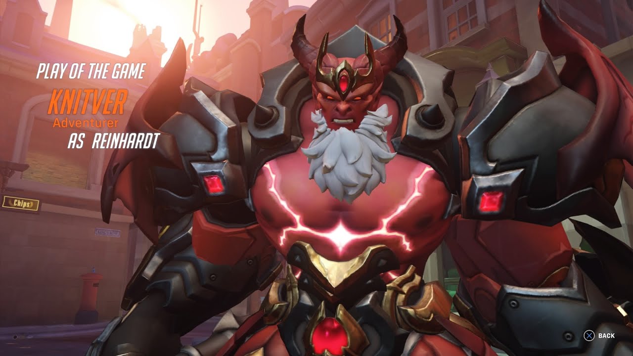 Overwatch 2 - My Reinhardt Demon Lord Charge Ring Out POTG - YouTube