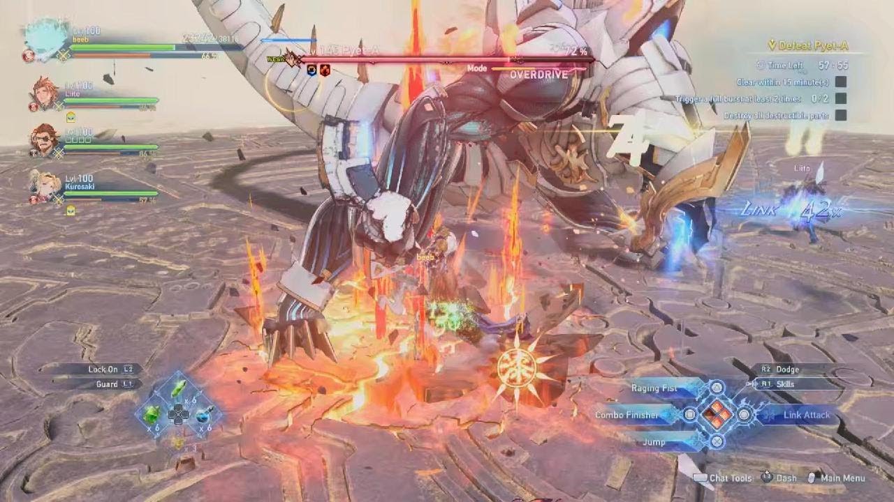 Granblue Fantasy: Relink Pyet-A 15 Million Honors with Ghandagoza - YouTube