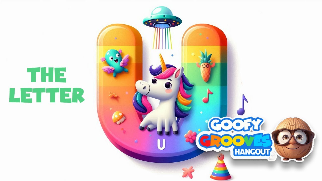 "Letter Sound ‘M’ | Learn Letter U | Goofy Grooves Hangout" - YouTube