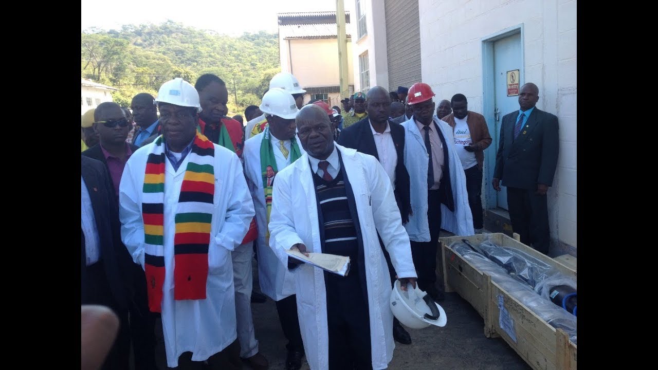 President Mnangagwa resuscitates Mashava Mine - YouTube