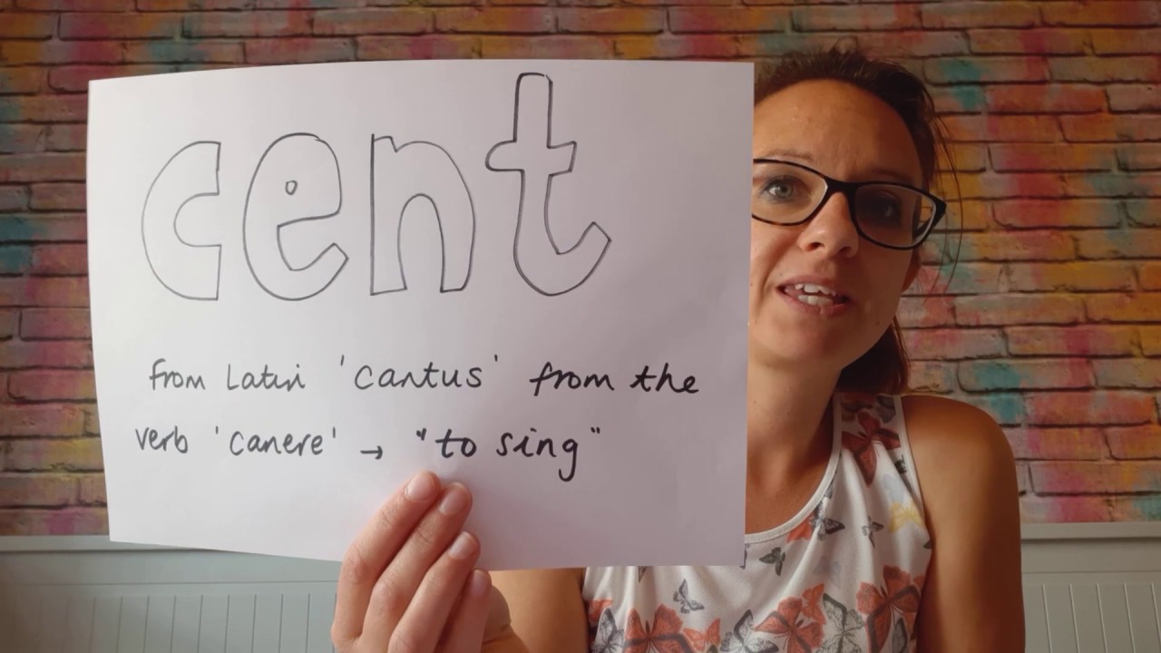 KS2 Word Study: cent (sing) - YouTube