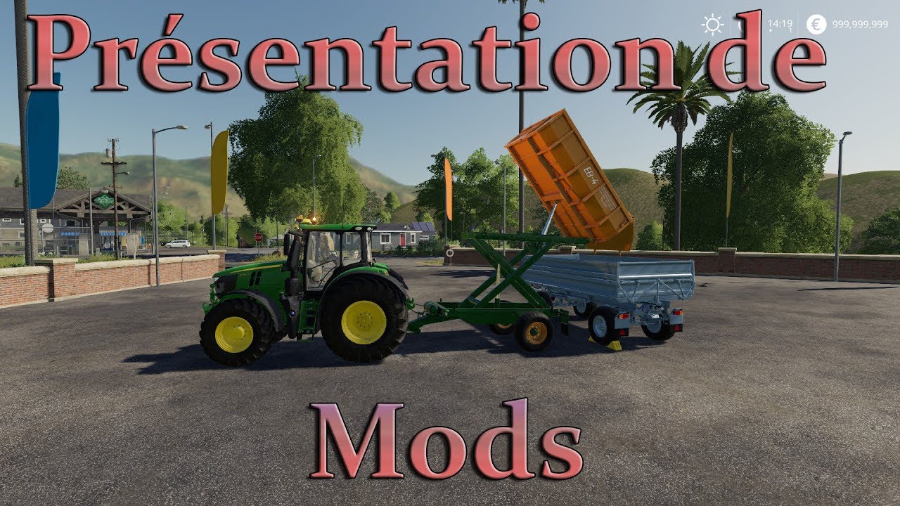 ( PS4 - XBOX - PC ) FS19 / Présentation de Mods - YouTube