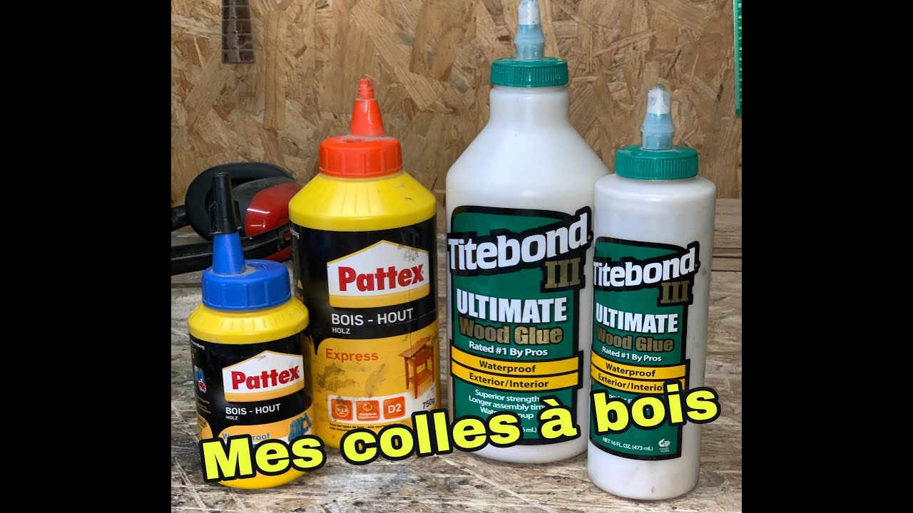 Colles à bois- Wood glue - YouTube