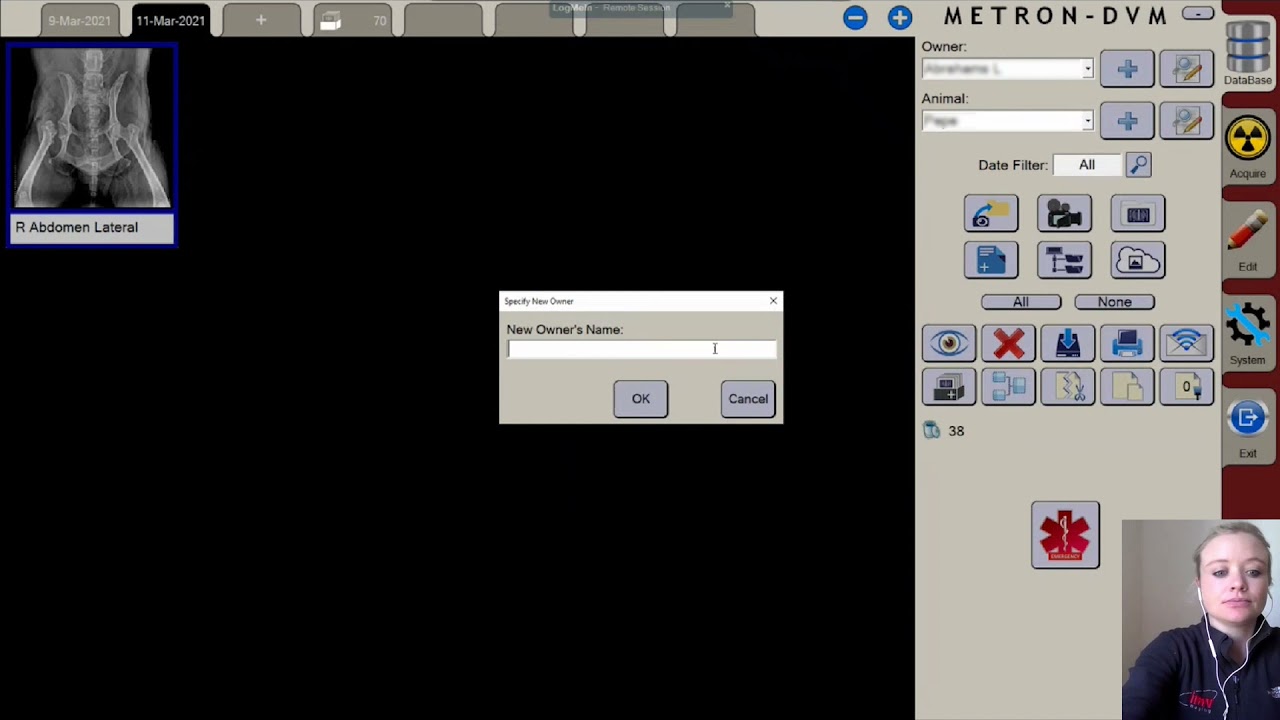 ClaroX DR System Software: Interface, Adding New Patient - video 1 ...
