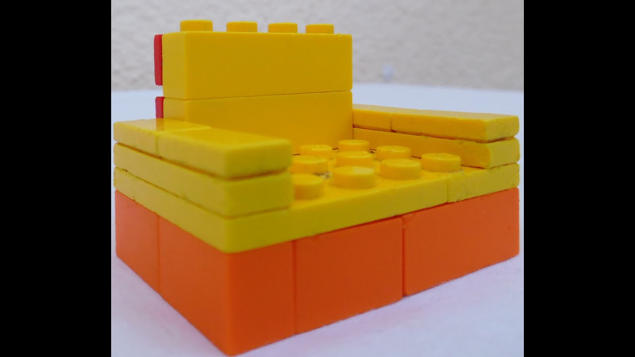 How to build lego yellow sofa/ lego city/lego shop/lego toys/lego moc ...