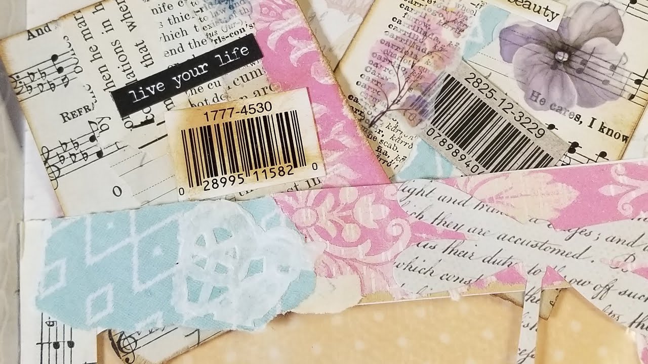 Junk Journal January 2023-Day 15 "Barcode" #junkjournaljanuary - YouTube