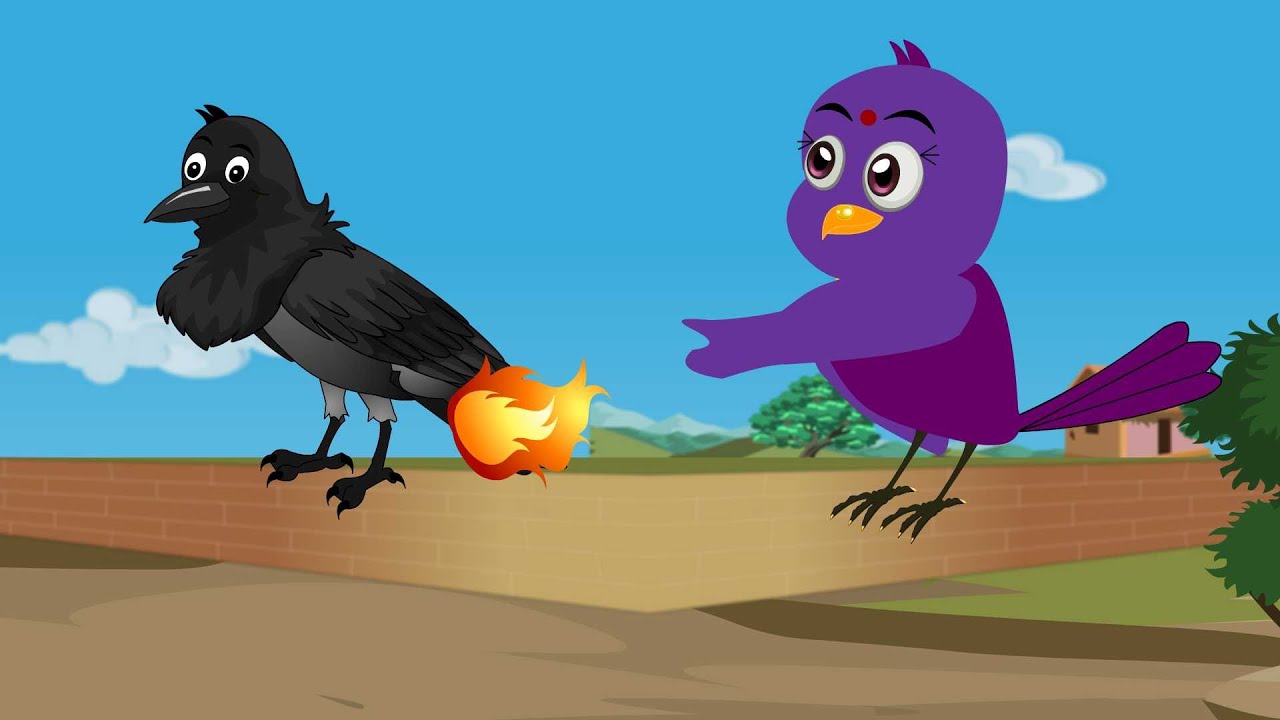 भूखा पक्षी Hungry Bird Story Hindi Chidiya Our Kauwa Ki Kahani Hungry Bird Chidiya Kauwa