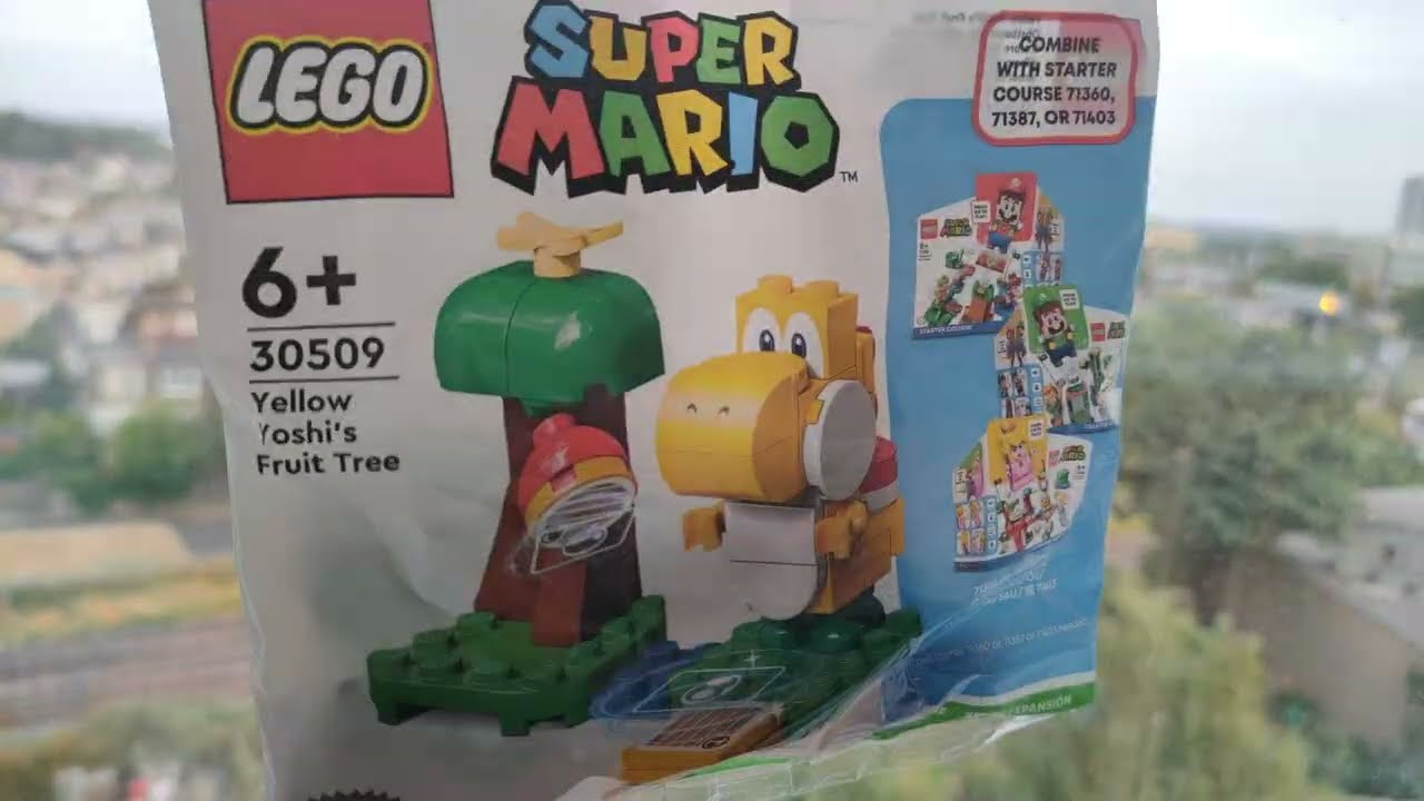 LEGO Super Mario: Yellow Yoshi's Fruit Tree (30509) - mini-bag stop ...