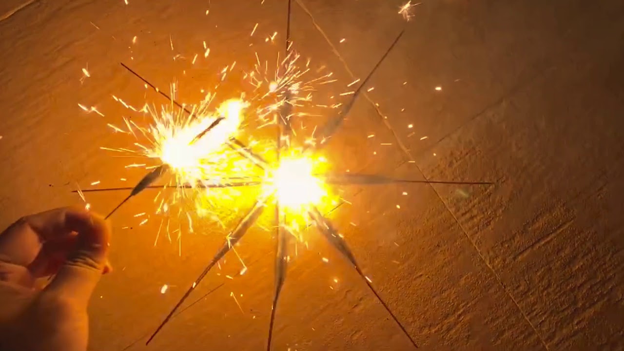 Phooljhari Circle in Slow Motion | Satisfying Video | Shot on iPhone Xs ...
