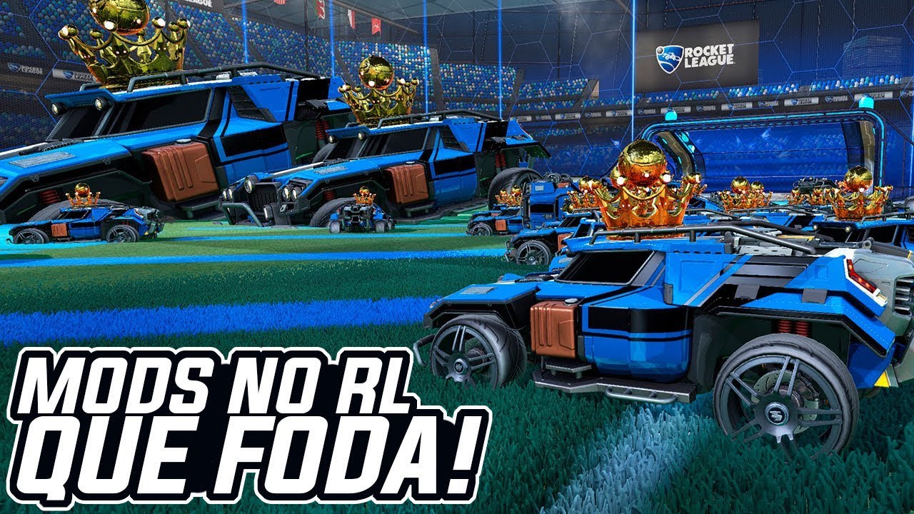 MODS NO RL?! QUE FODA! (CLONES, SUPER SPEED, BIG CAR AND BALL) - Rocket ...