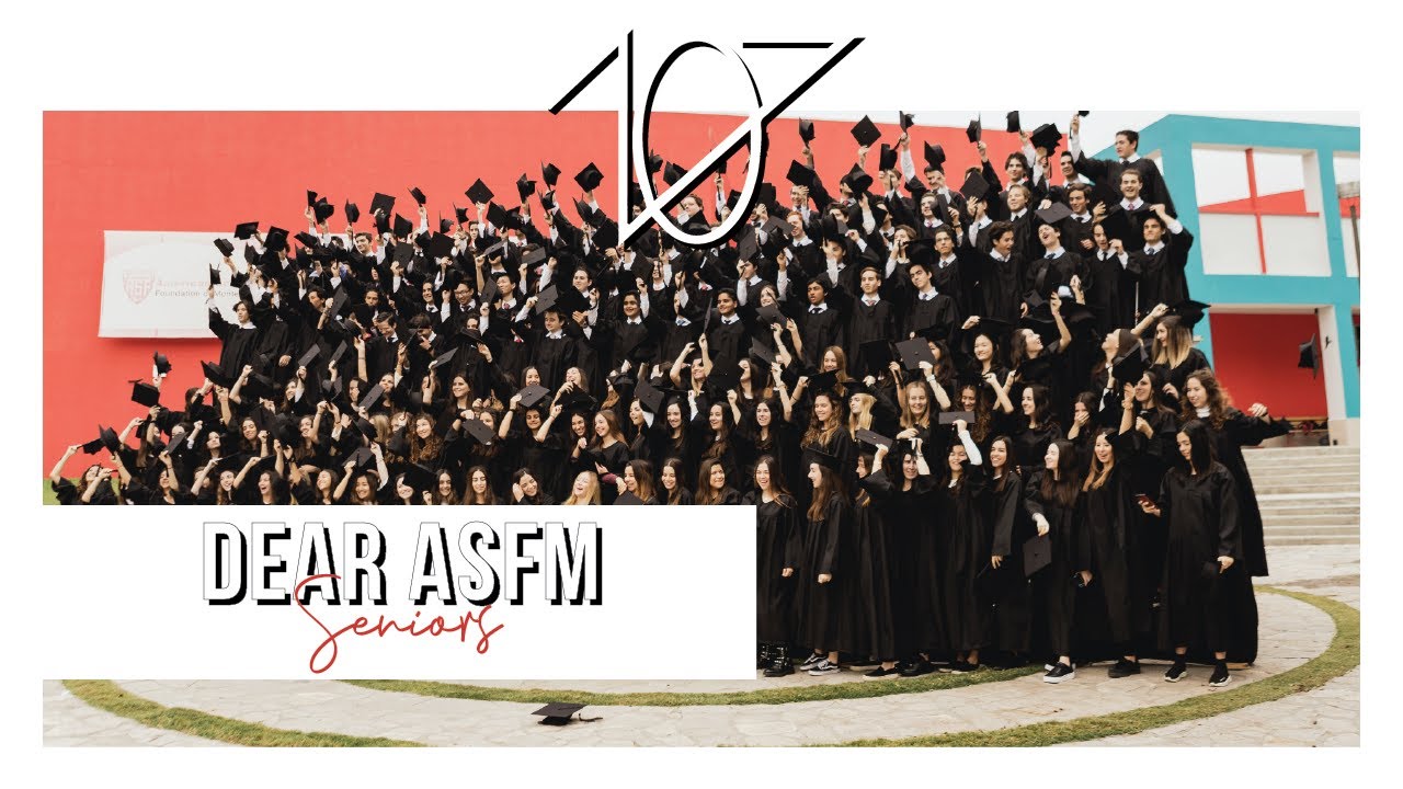 Dear ASFM Seniors... - YouTube