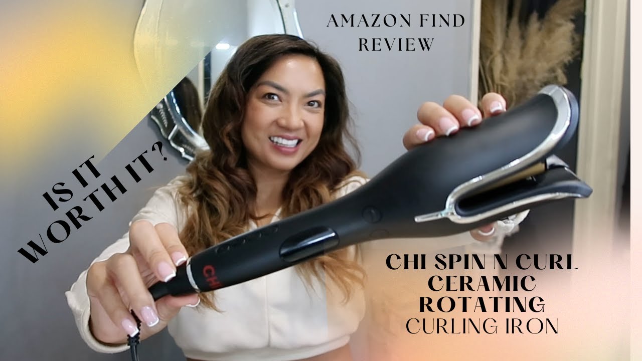 IS IT WORTH IT? Reviewing the CHI Spin N Curl Ceramic Rotating Curling ...