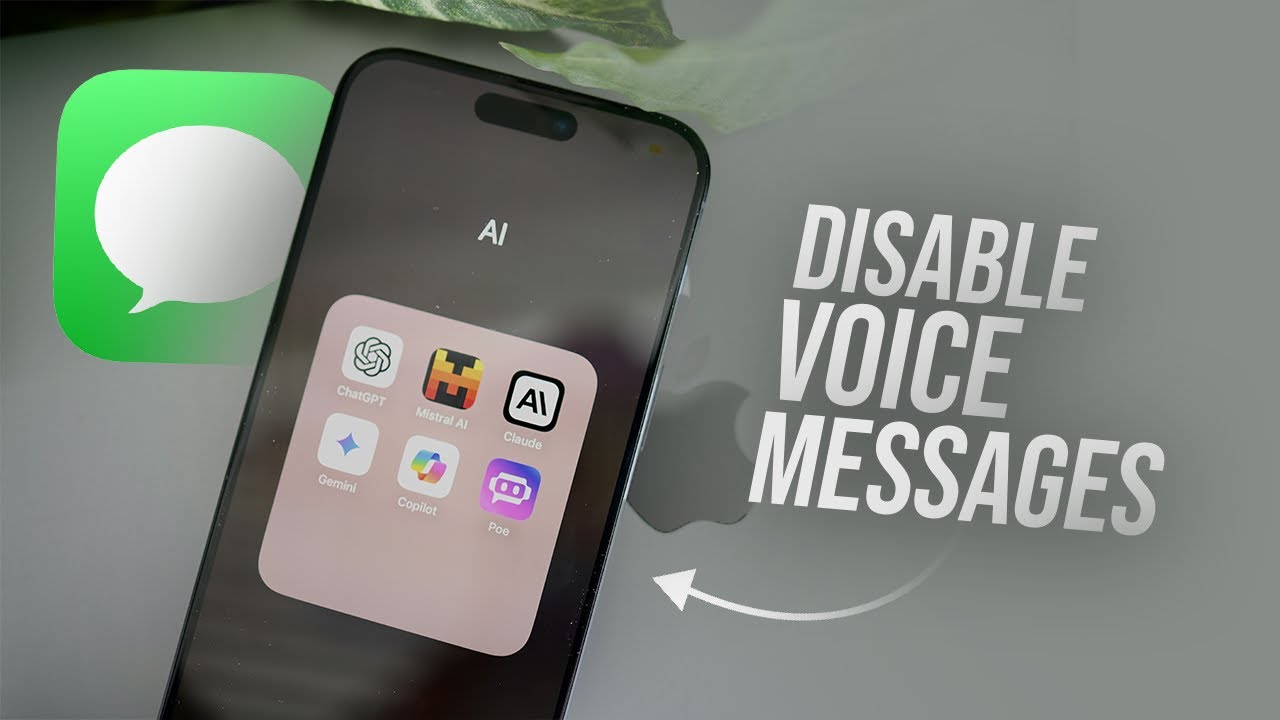 How to Disable Voice Messages on iPhone (tutorial) - YouTube