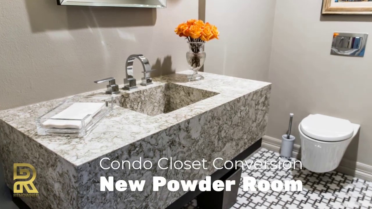 Renowned Renovation Condo Closet to Powder Room Conversion Dallas TX ...