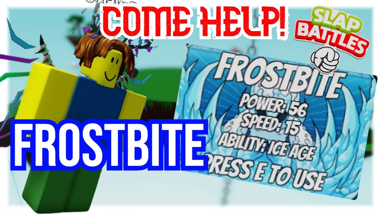 [LIVE🔴] FROSTBITE GLOVE IN SLAP BATTLES! COME HELP - YouTube