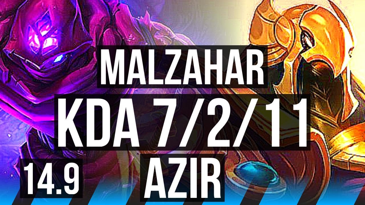 MALZAHAR vs AZIR (MID) | 7/2/11 | KR Master | 14.9 - YouTube