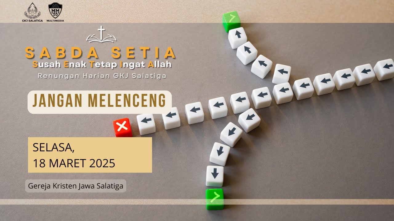Sabda SETIA Selasa 18 Maret 2025 - Renungan Harian GKJ Salatiga - YouTube