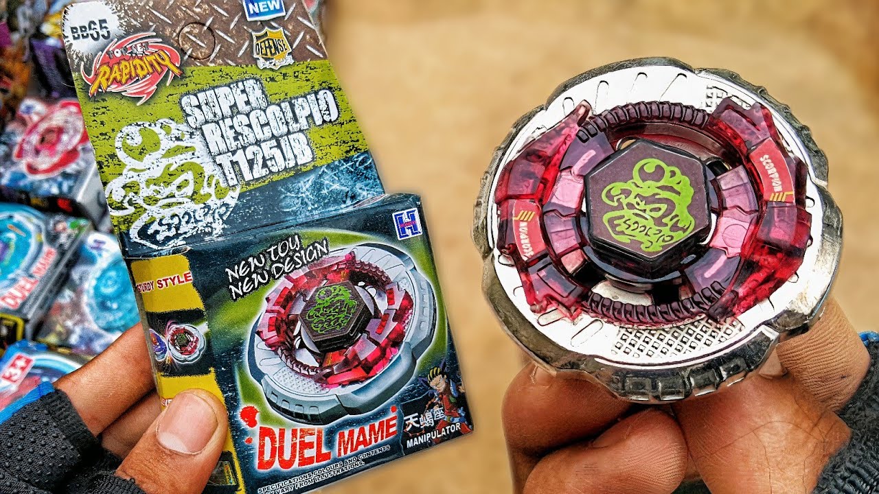Rock Scorpio T125JB Metal Beyblade Unboxing & Review | Don't Use This ...