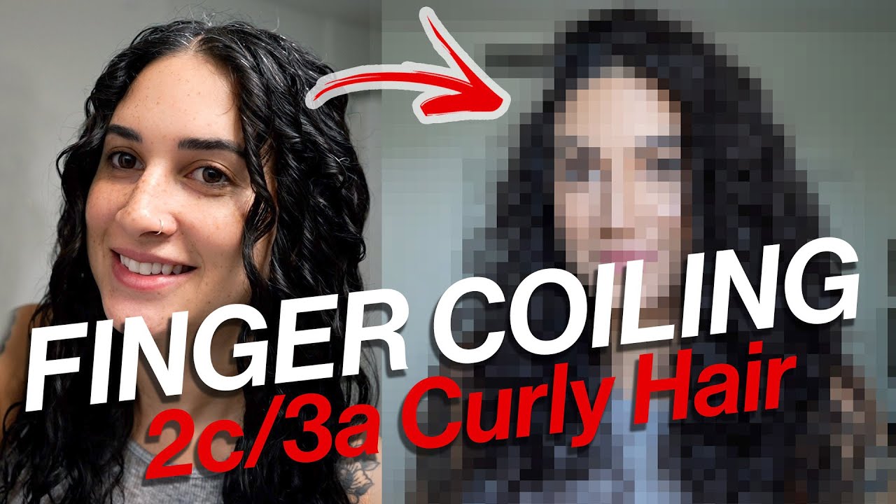 FINGER COILING My 2c 3a Hair For The FIRST TIME! - YouTube