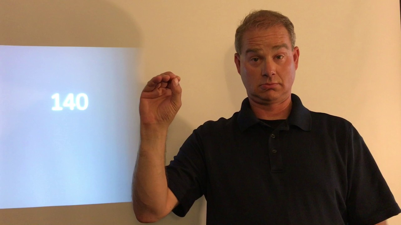 Practice signing numbers 100 - 199 - YouTube