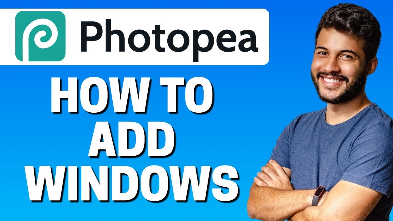 How to Add Windows in Photopea - YouTube