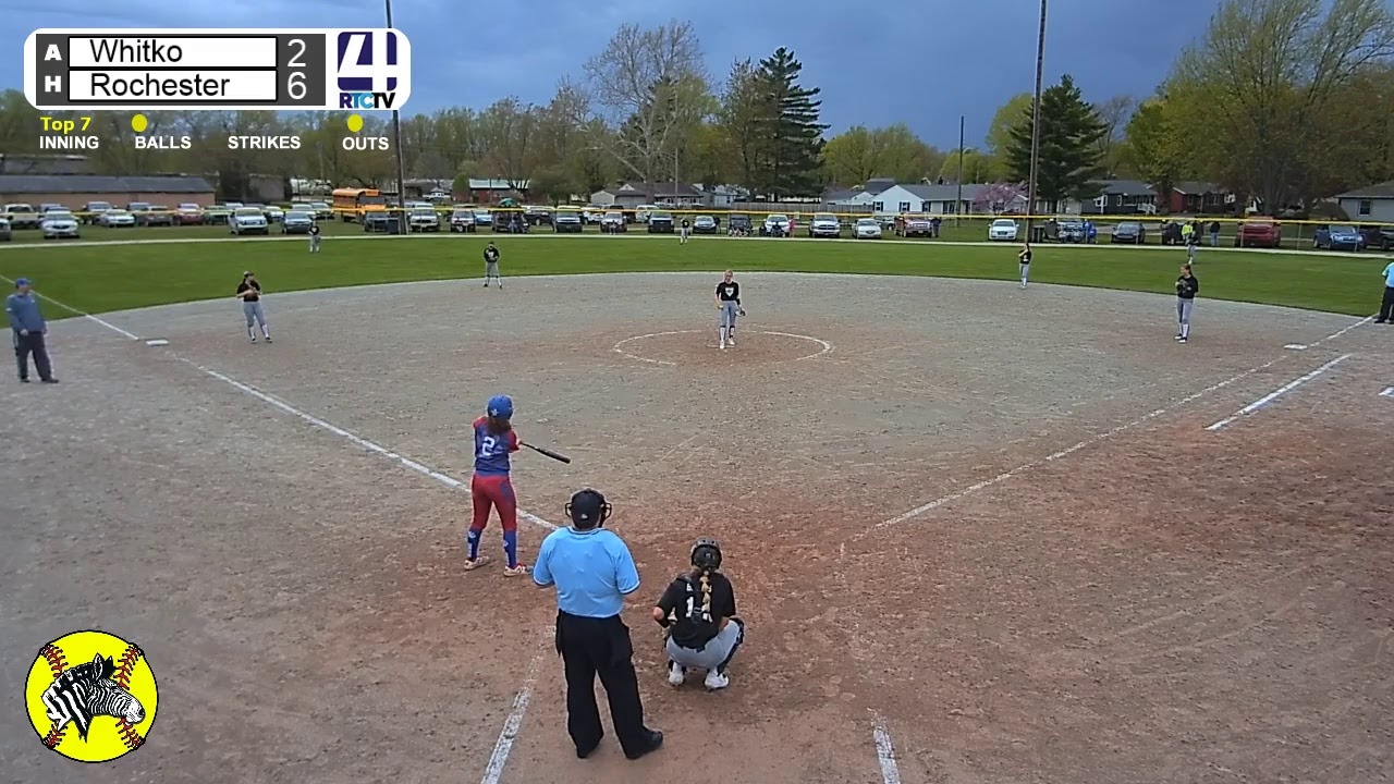 Rochester Softball vs Whitko - YouTube