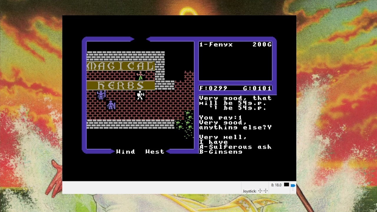 Ultima IV : Quest of the Avatar (C64 Remastered) - Companions in 2248 ...